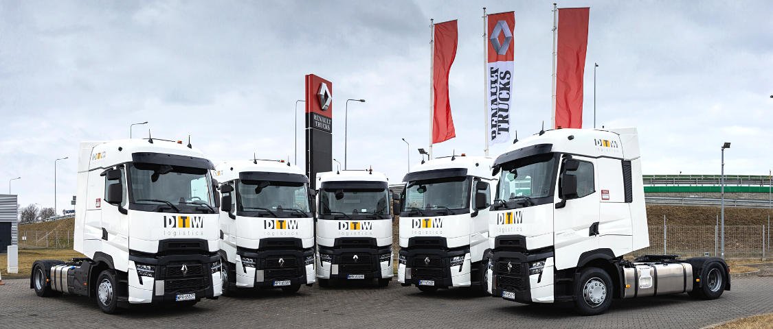 5 pojazdów Renault Trucks T High 520 dla firmy DTW Logistics!